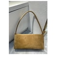Cowhide Leather Women Baguette Bag, Shoulder Underarm Bag, Rectangular ...