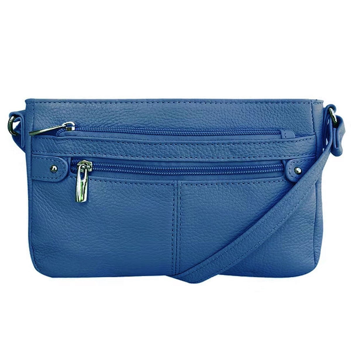 Cowhide Leather Womens Shoulder Purse Small Cross Body Organizer Bag ...