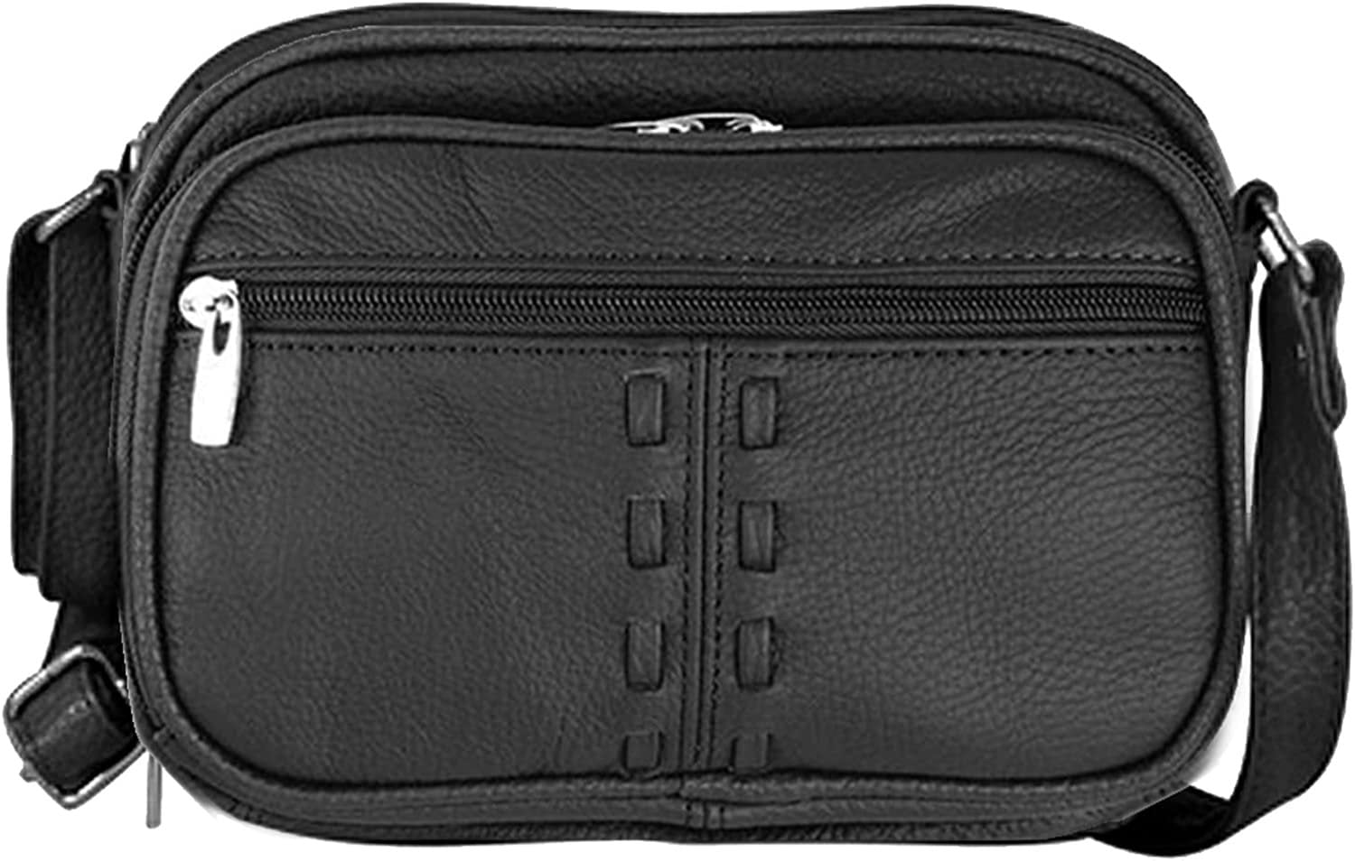 Cowhide Leather Womens Shoulder Purse Small Cross Body Organizer Bag ...