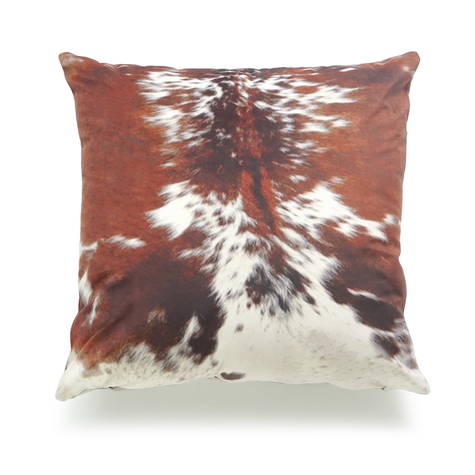 Cowhide Print Pillow Cover, 18"x18" - Walmart.com