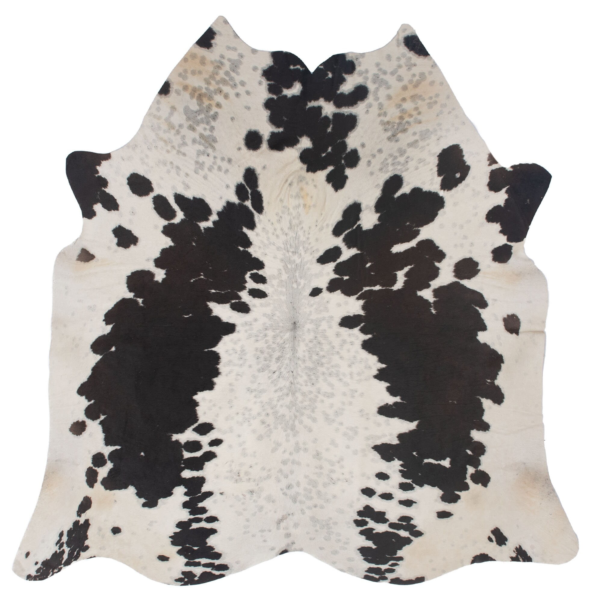 Cowhide Rug Cowhide Skin Natural Leather Black& White Area Rug Animal ...