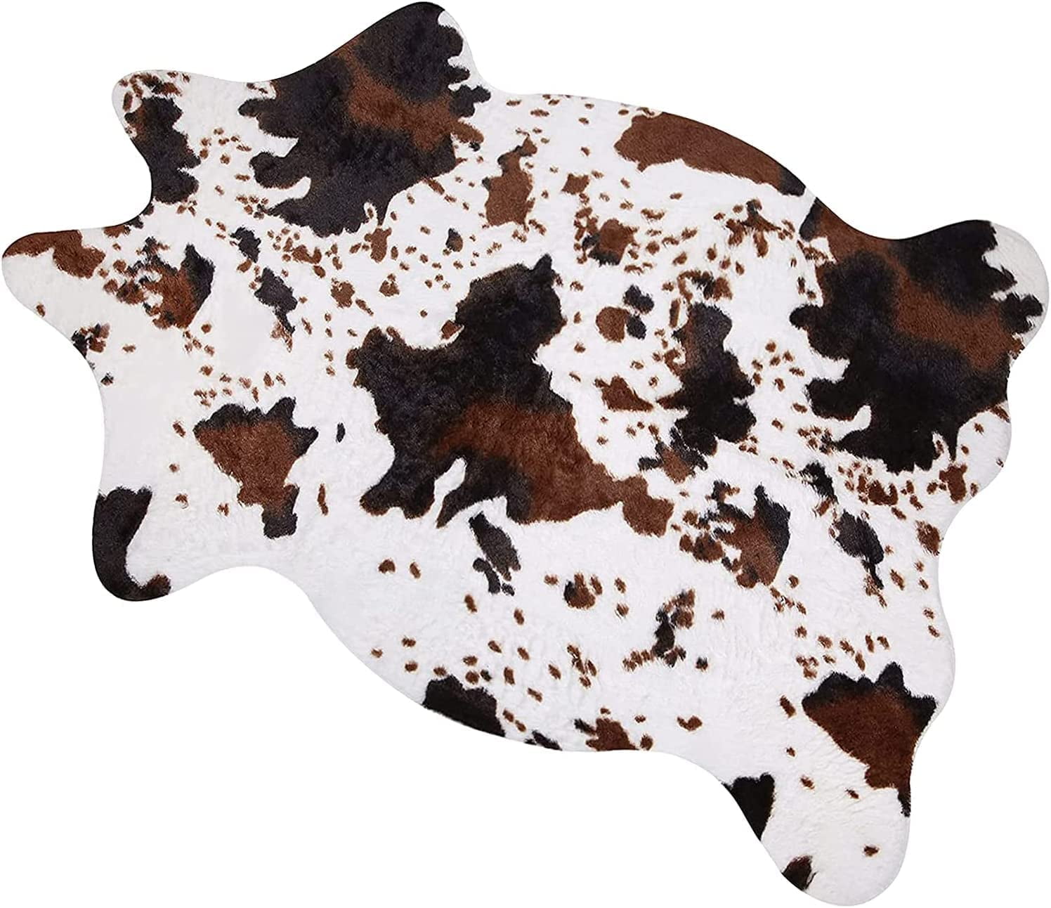 Cowhide Rug Cute Cow Print Rug Western Decor for Living Room Bedroom ...