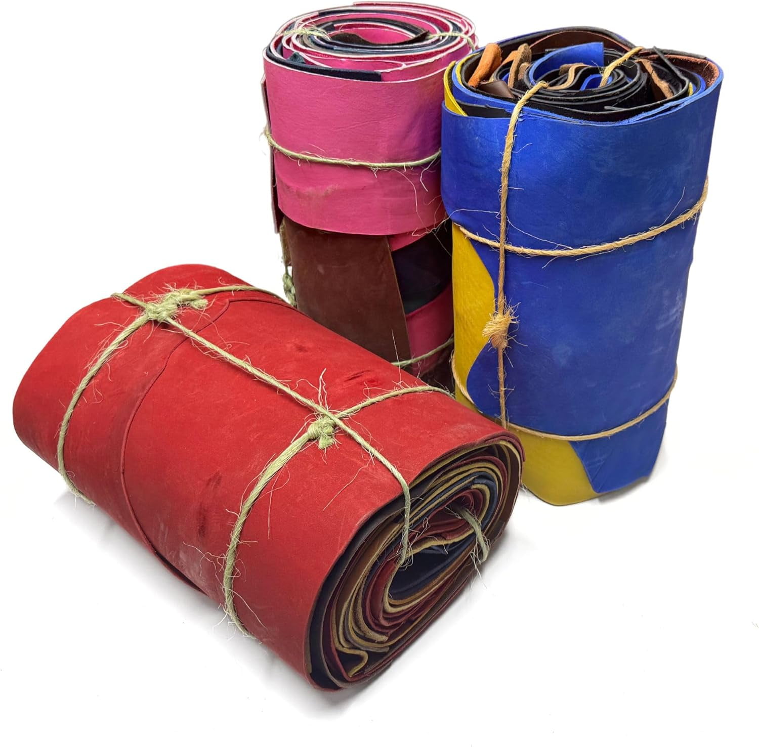 Cowhide Strap Leather Bundles 5-7 oz - Cow Cowhide Pieces for DIY ...
