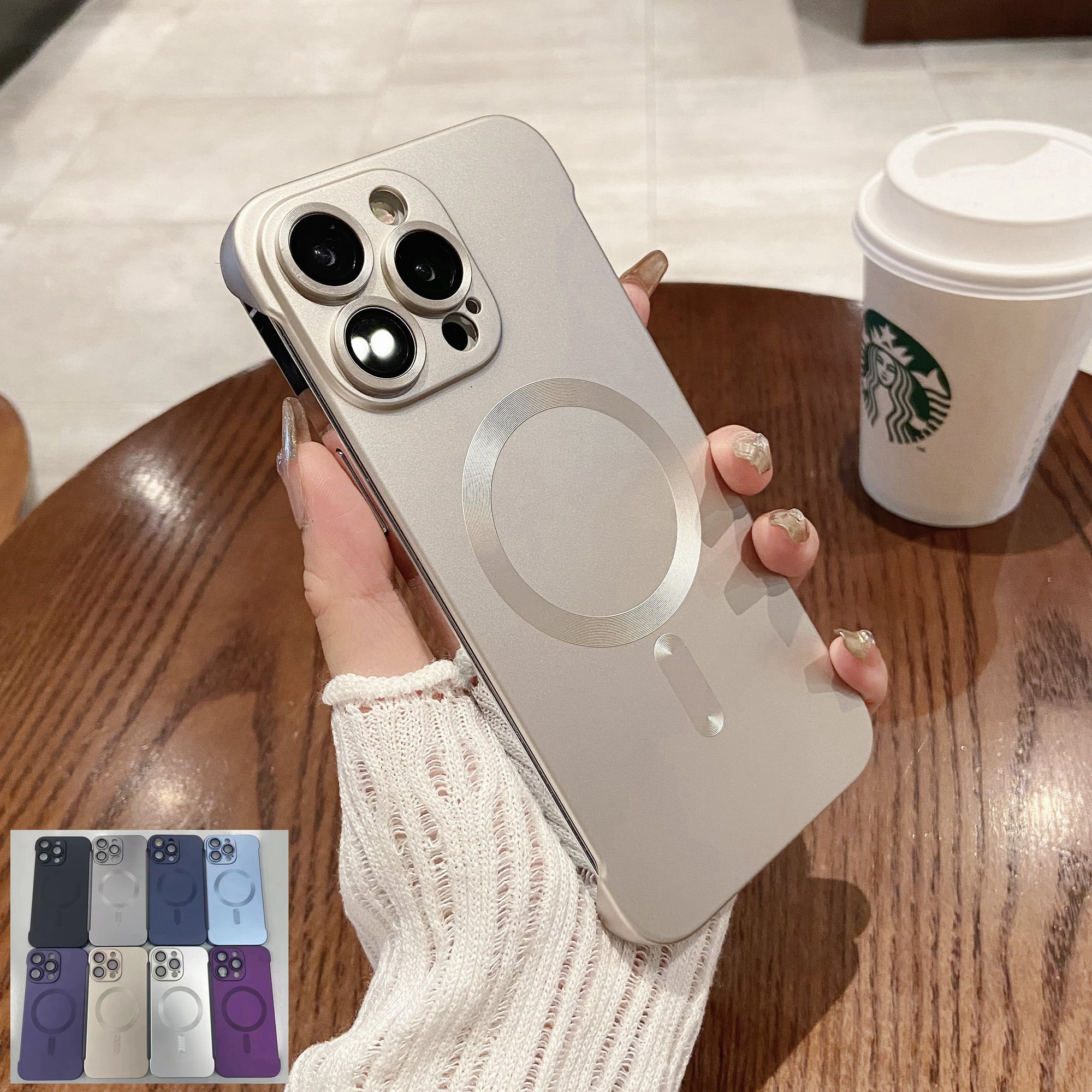 Cowithday Borderless Case for iPhone 15 Plus, [Compatible with MagSafe ...