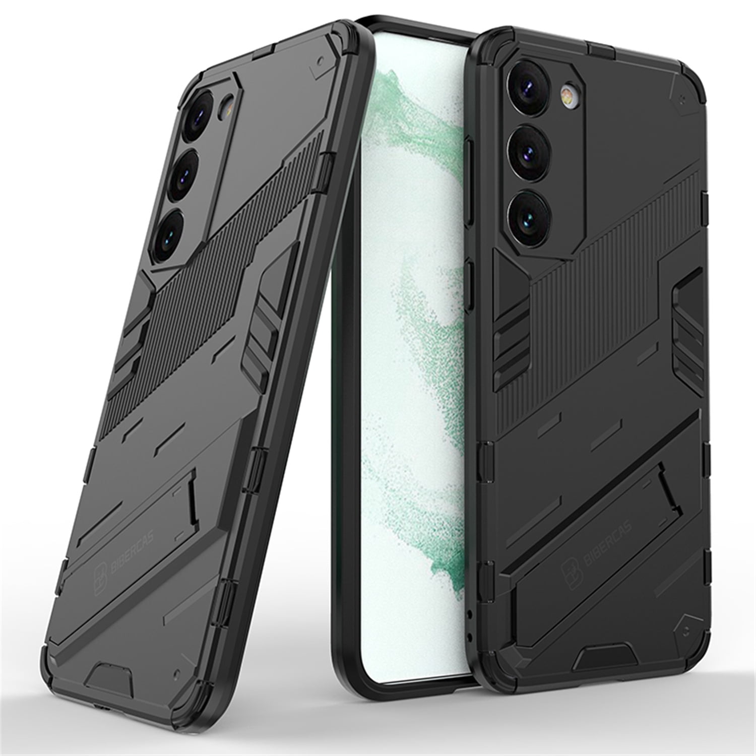Cowithday for Samsung Galaxy S24 Phone Case, Kickstand Rugged Defender ...