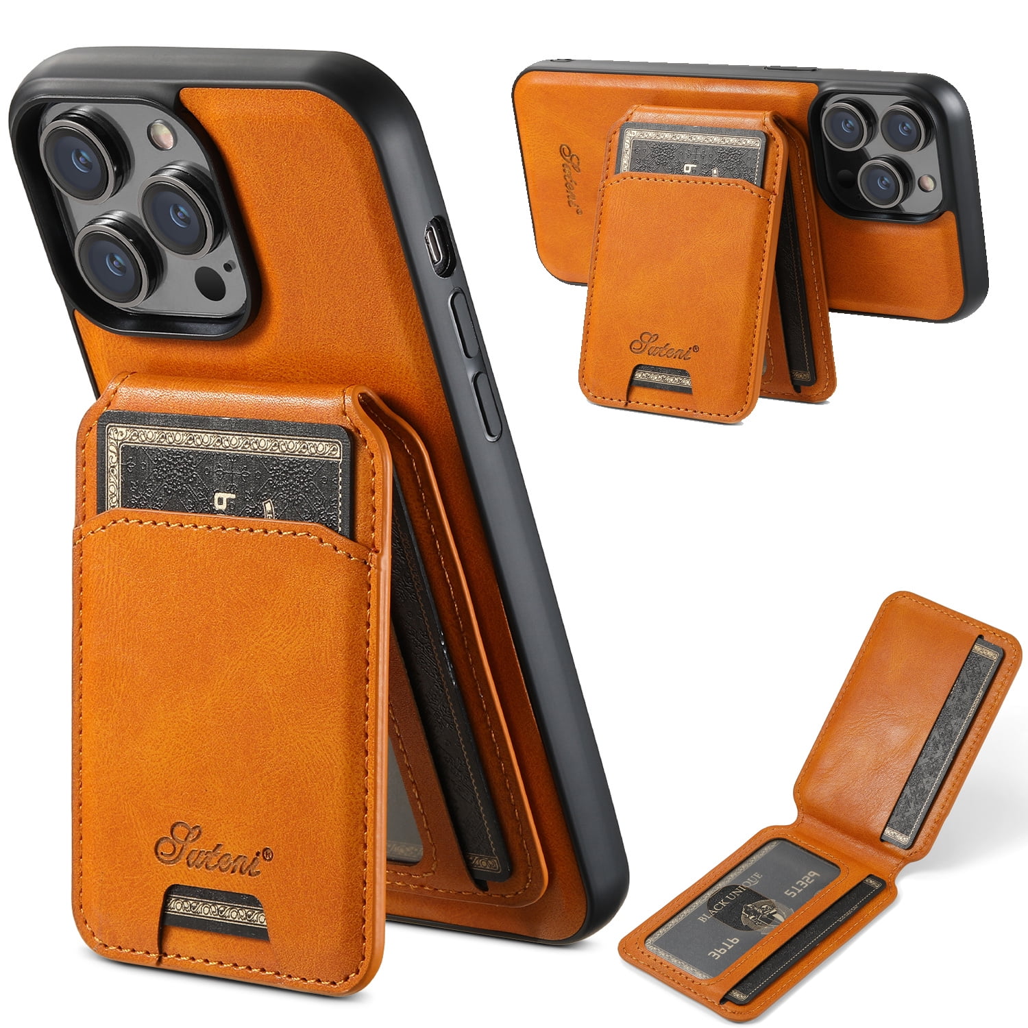 Cowithday iPhone 15 Pro Wallet Case, iPhone 15 Pro Case Magsafe ...