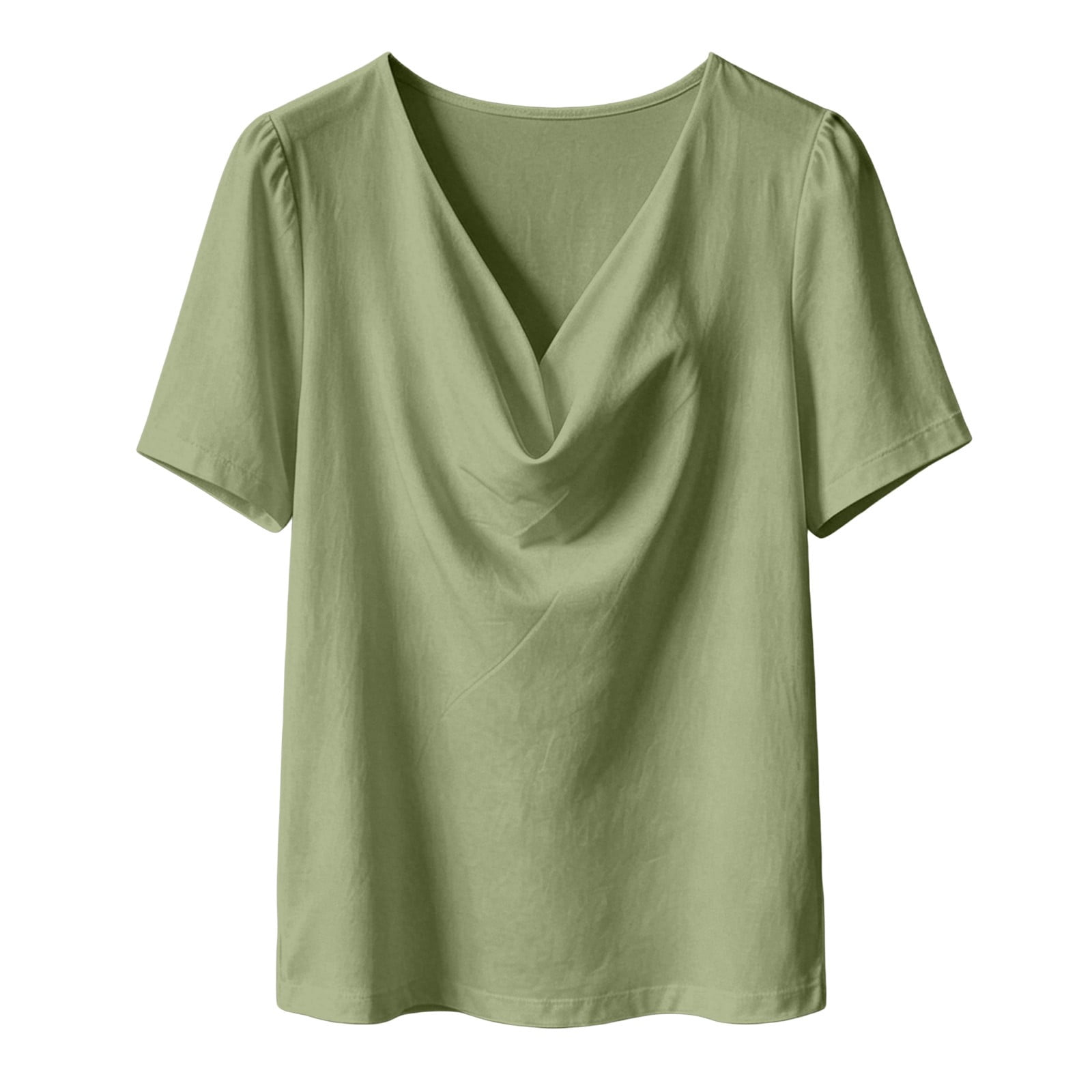 Cowl Neck Tops For Women Office Attire For Women 2026 Chiffon Blouses ...