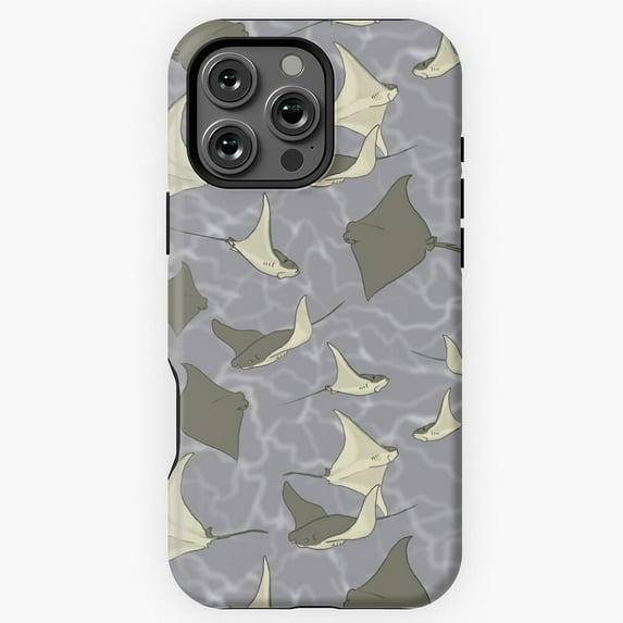 Cownose Stingray Ocean Creature Pattern Art Phone Case with iPhone 17 to 11 Pro Max - Walmart.com