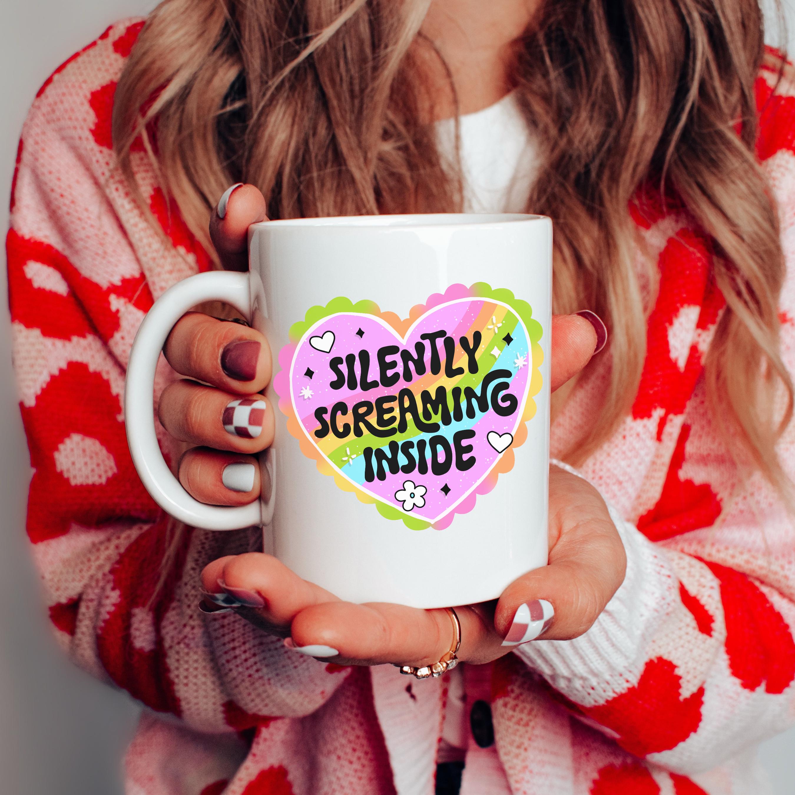 Coworker Gift | Office Humor Mug | Splish Silently Screaming | Funny ...