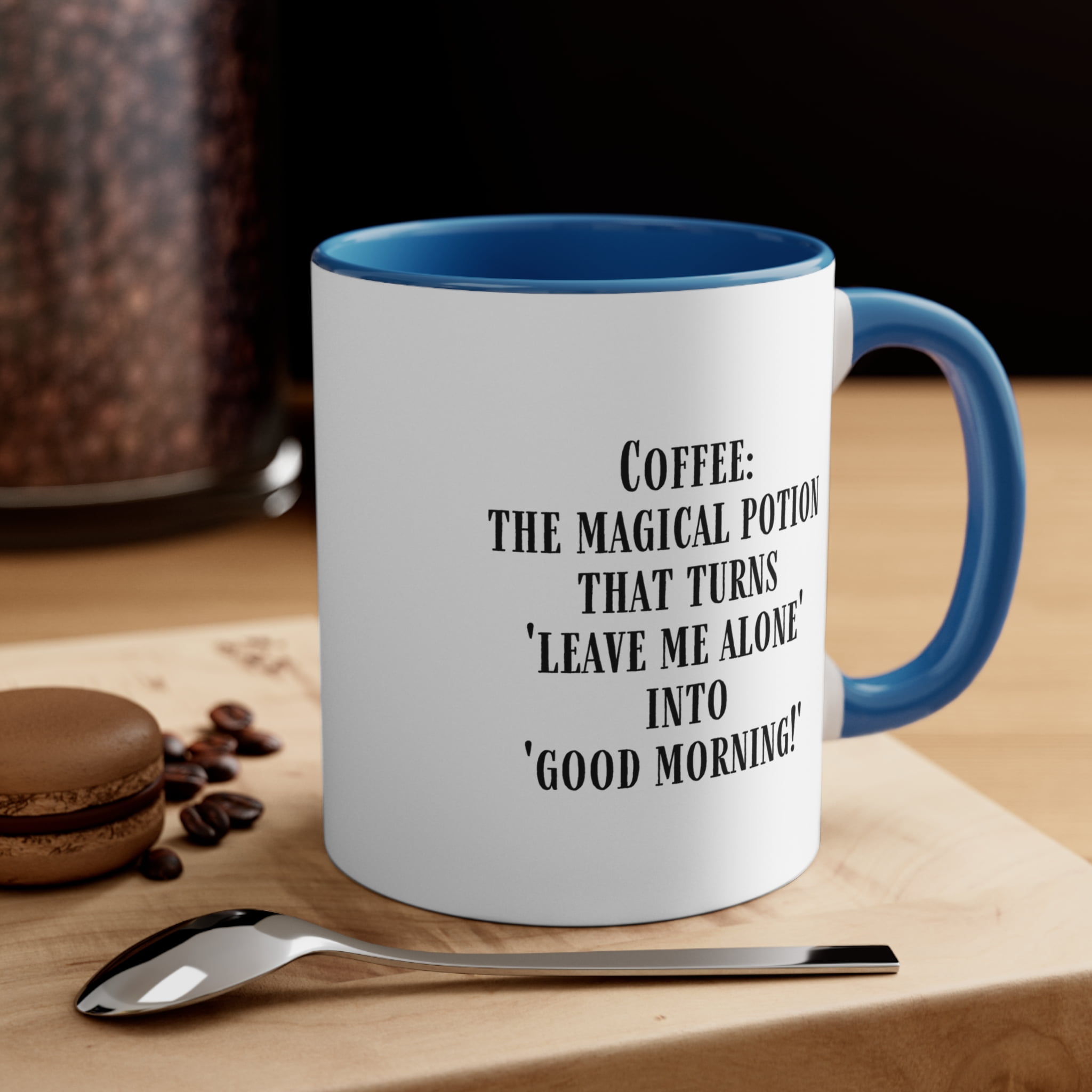 Coworker Gifts Two-Tone 11oz Mug Coffee: the magical potion that turns ...