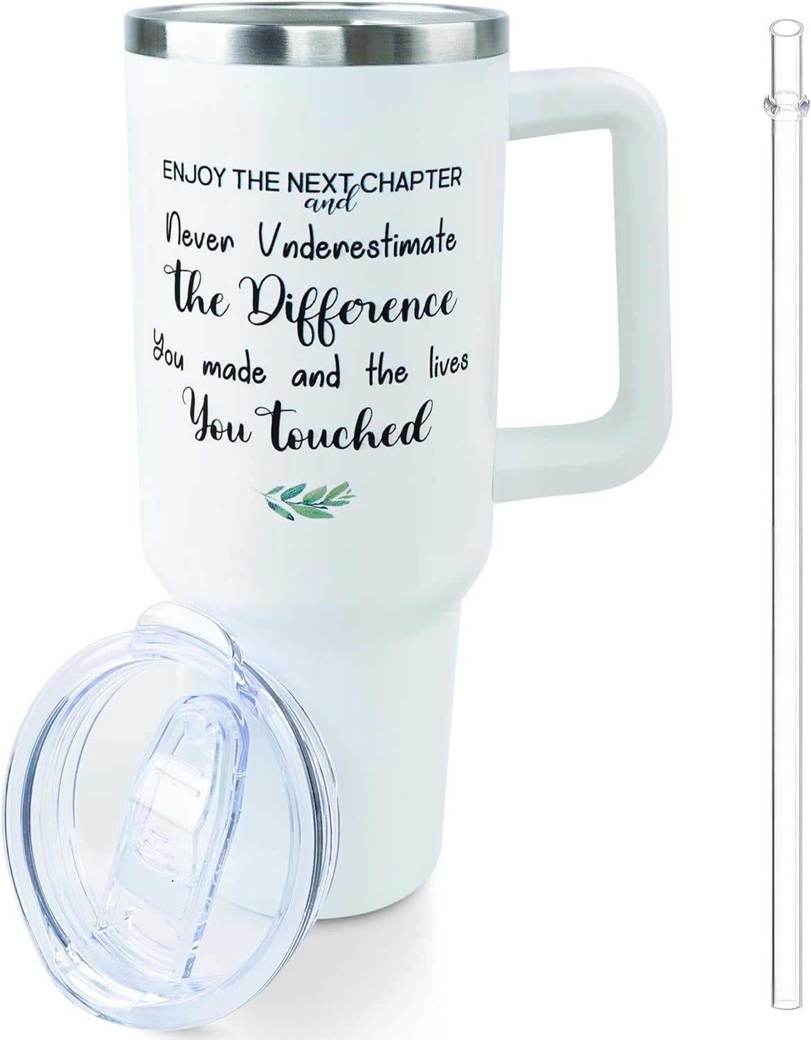 Coworker Gifts for Women, 40oz Tumbler with Handle and Straw, Gifts for ...