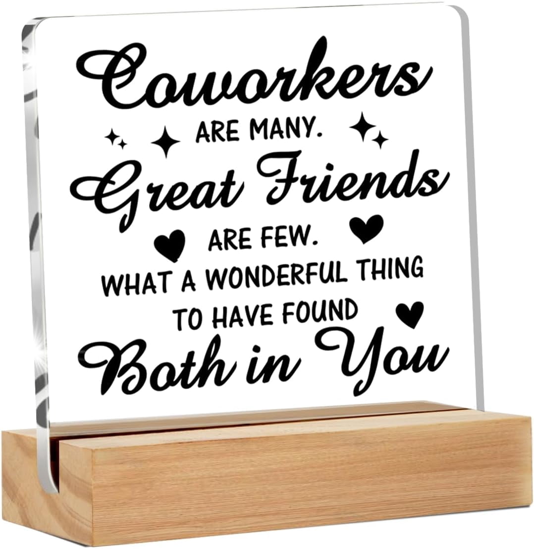 Coworker Gifts for Women Men, Coworkers Are Many Great Friend Are Few ...