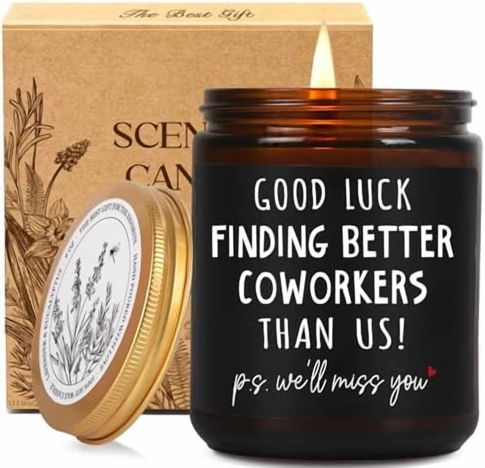 Coworker Leaving Candle Gifts for Women Men Coworkers - Good Luck ...