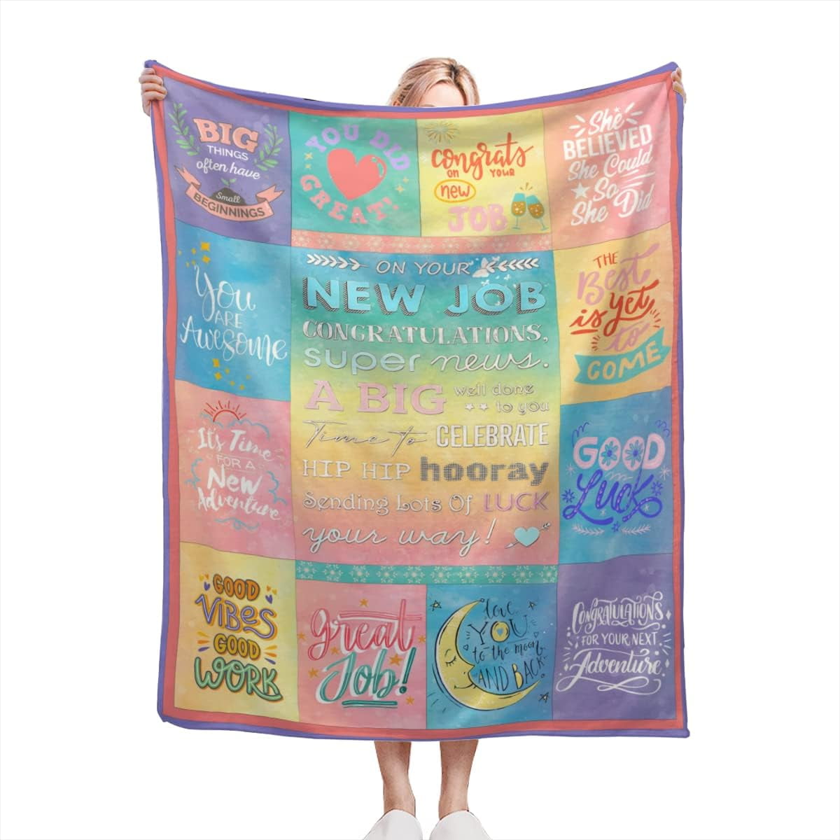 Coworker Leaving Gifts Throw Blanket for Coworker Colleagues Boss Best ...