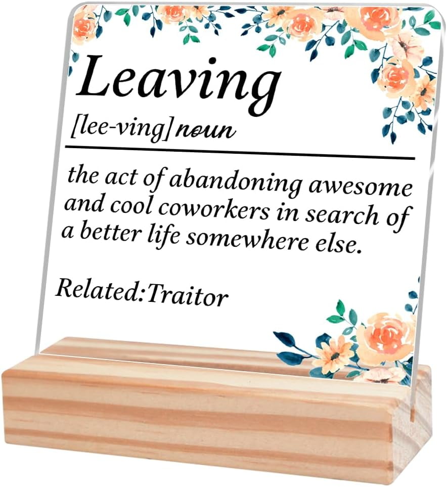 Coworker Leaving Gifts for Women,Retirement Gifts Going Away Gifts ...