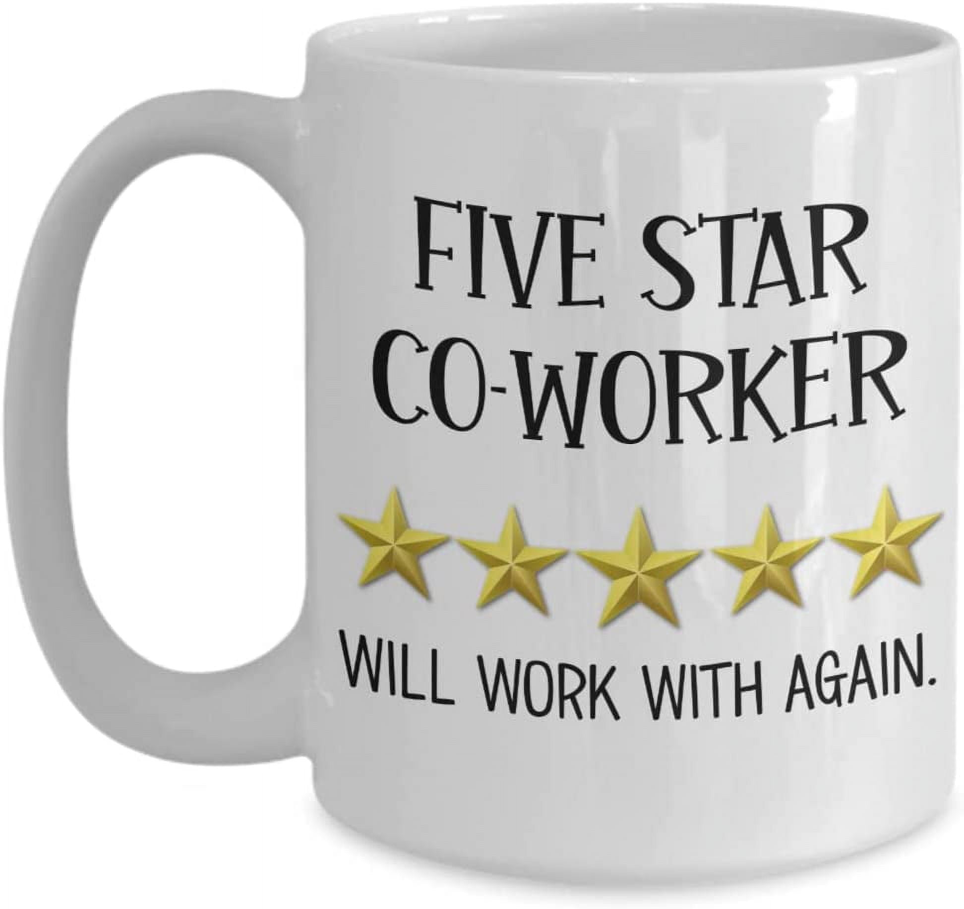 Coworker Mug Five Star Review Appreciation Thank You Ideas for Work ...