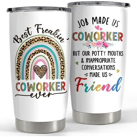 Coworker Tumbler 20oz Stainless Steel Insulated Coffee Travel Mug Cup ...