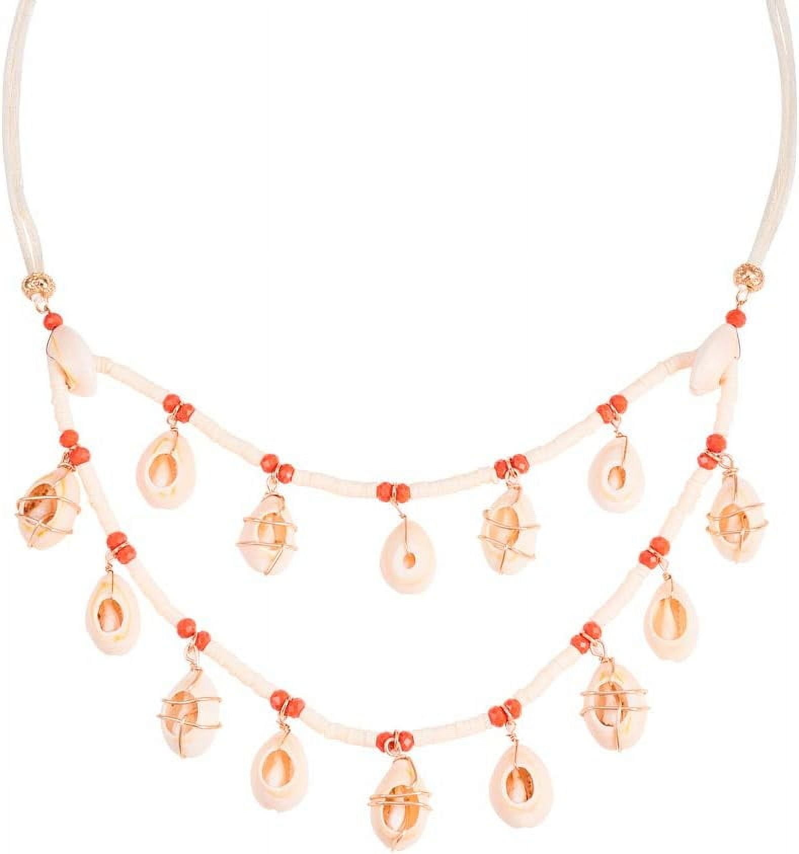 Cowrie Layer Necklace Bohemian Cowrie Shell Necklaces Women Collar Bib ...