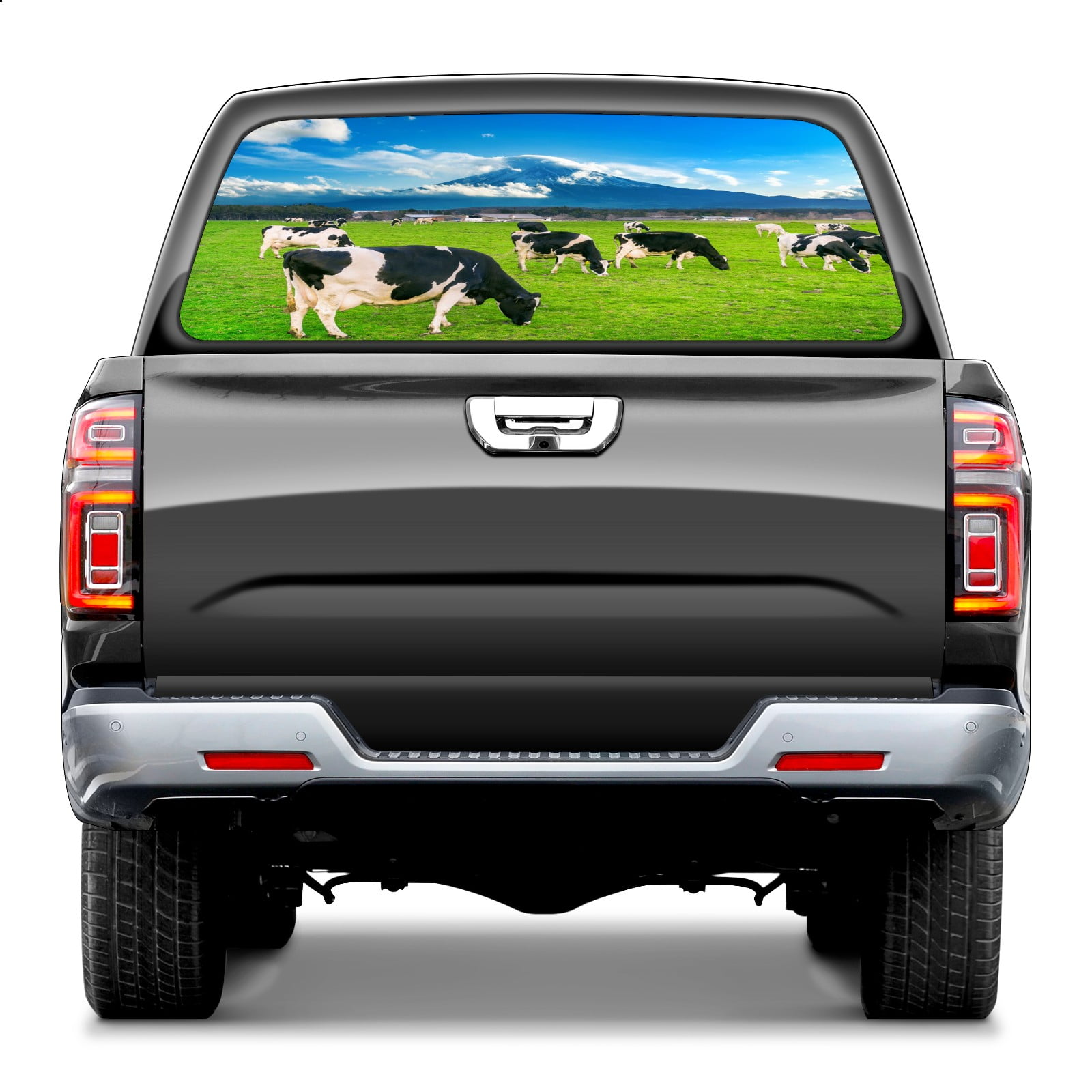 Cows Farmhouse Rear Window Decals for Trucks- Pickup Car Window ...