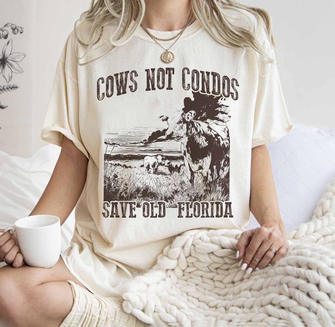 Cows Not Condos Save Old Florida Shirt, Save Old Florida Shirt, Farm ...