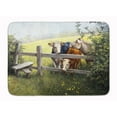 Cows in a Buttercup Meadow Machine Washable Memory Foam Mat - Walmart.com