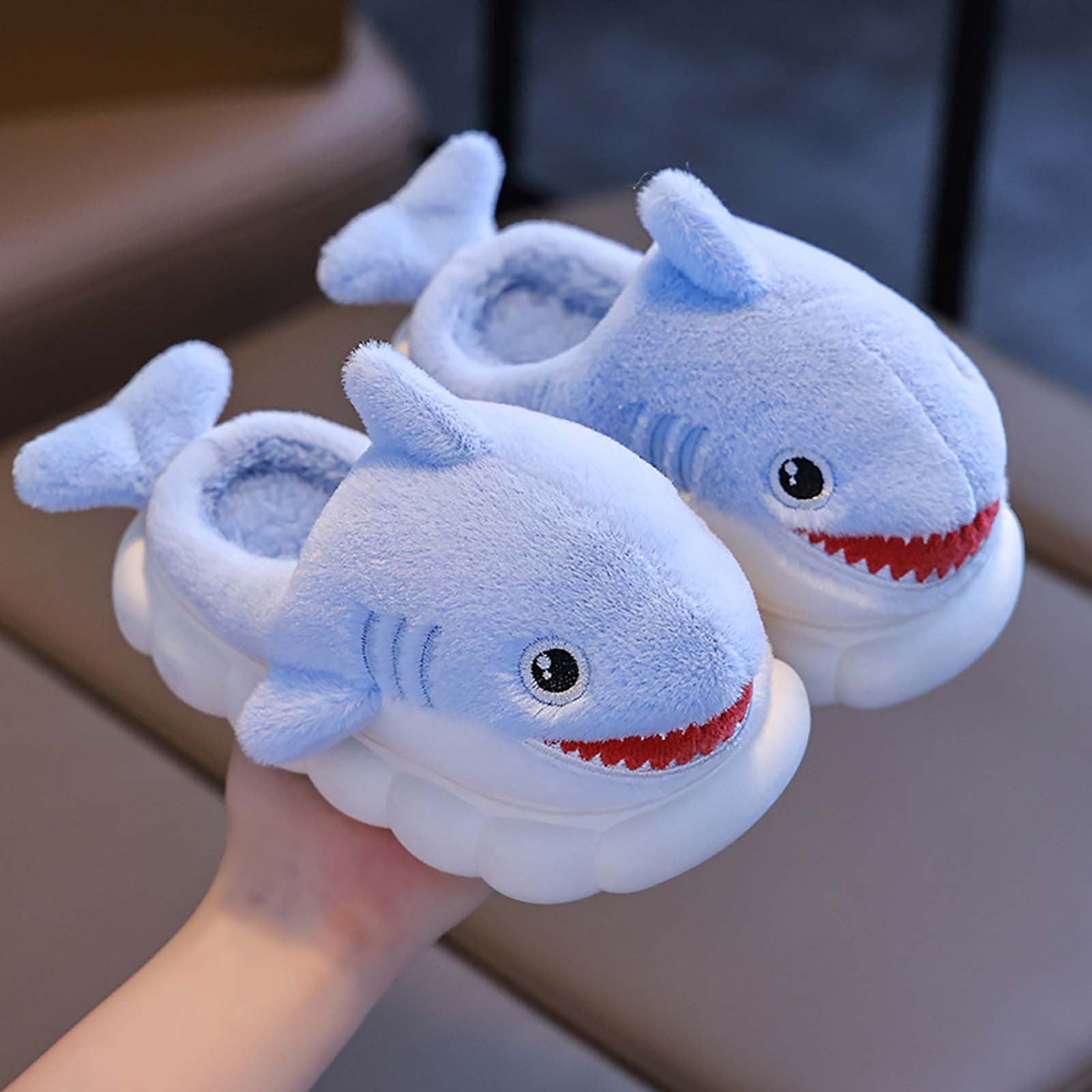 Cowsor Animal slippers for Women Men Cute Shark Slippers Cozy Kids home ...