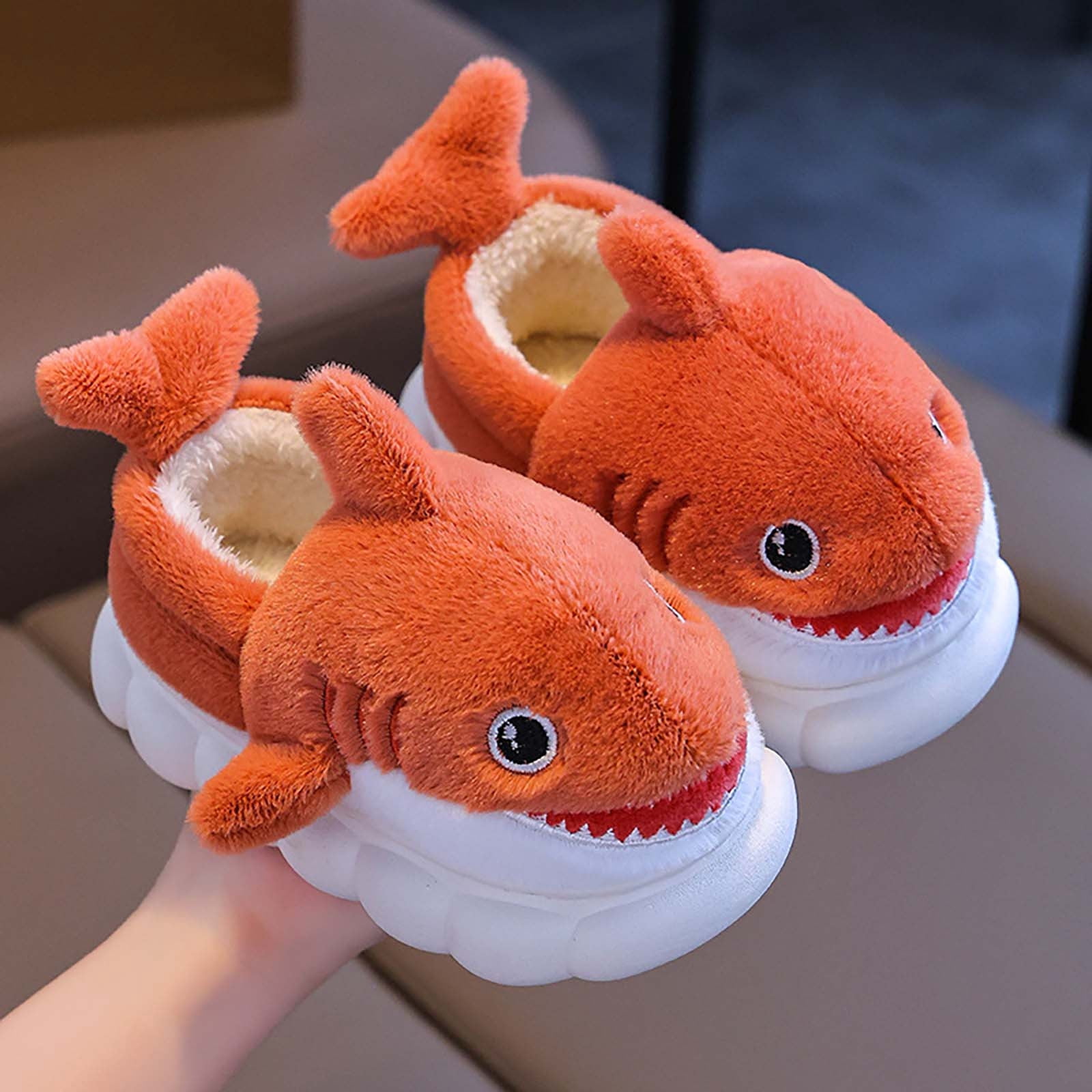 Cowsor Animal slippers for Women Men Cute Shark Slippers Cozy Kids home ...