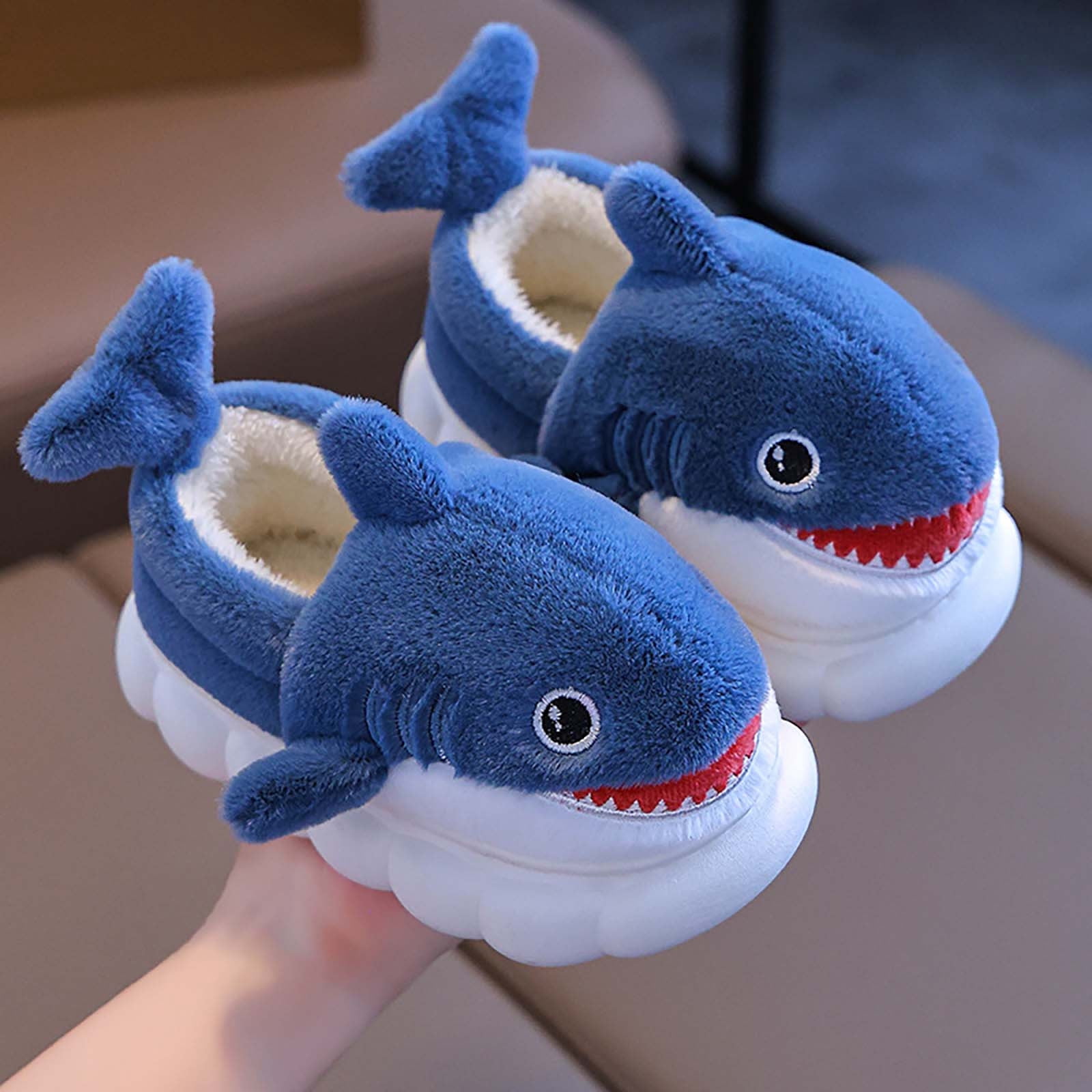 Cowsor Animal slippers for Women Men Cute Shark Slippers Cozy Kids home ...