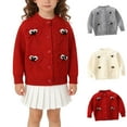 Cowsor Boys Girls Big Kids Versatile Knit Cardigan Warm Long Sleeve ...