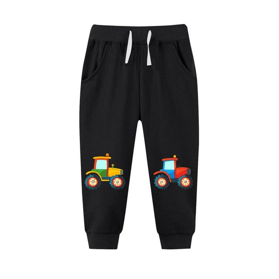 Cowsor Boys Girls Drawstring Sweatpants Cute Pattern Cotton Sport ...