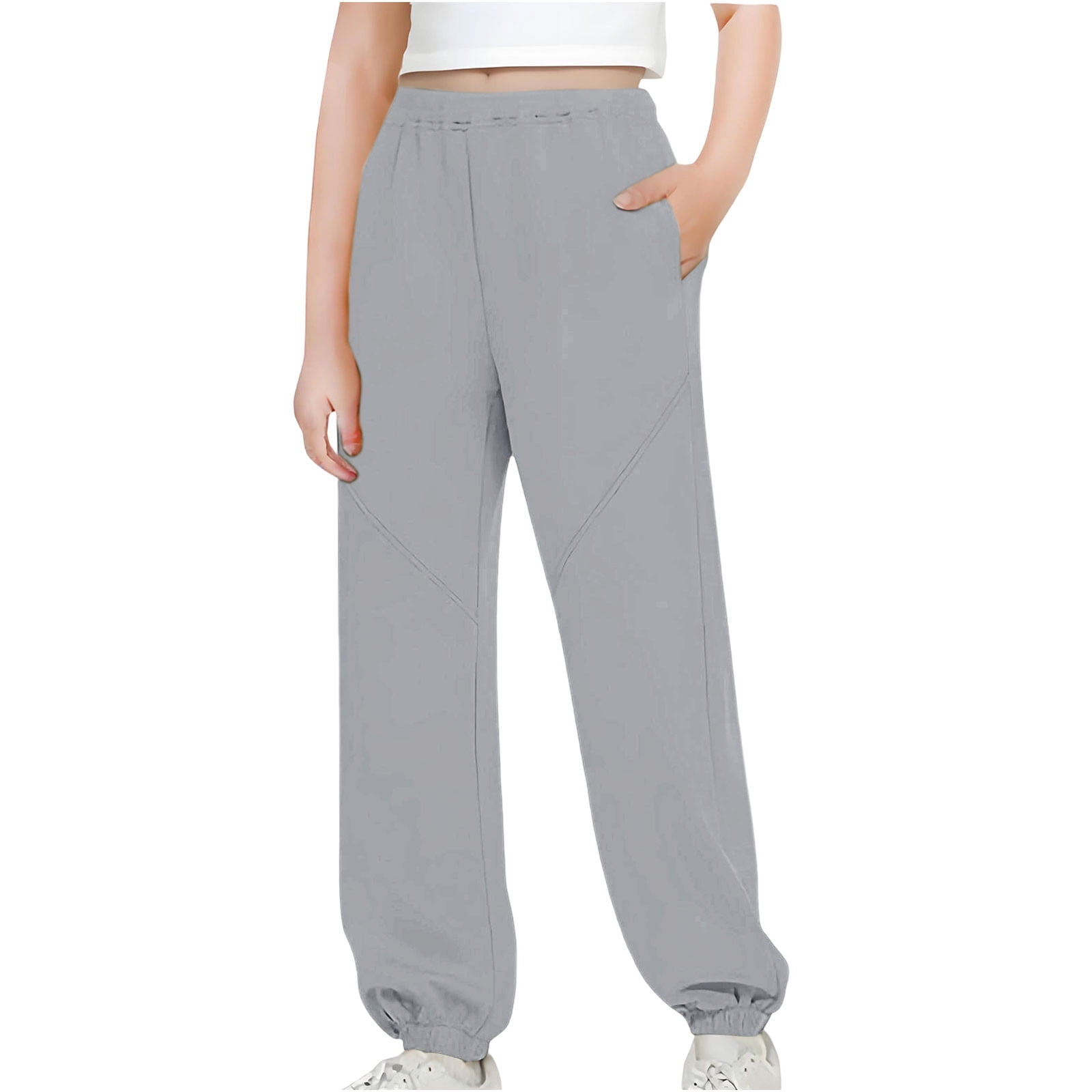 Cowsor Children's Sweatpants Cotton Baggy Sweat Pants with Pocket Kids ...
