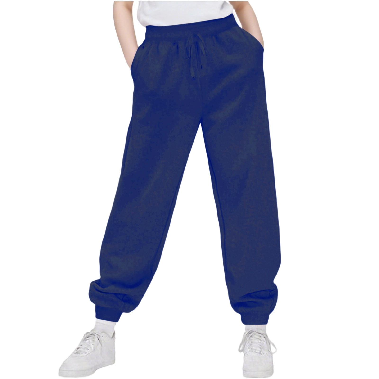 Cowsor Children's Sweatpants Cotton Baggy Sweat Pants with Pocket Kids ...