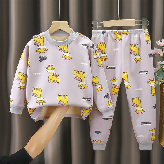 Cowsor Cute Baby Kids Clothes Long Sleeve Print Sweatshirt Top and ...