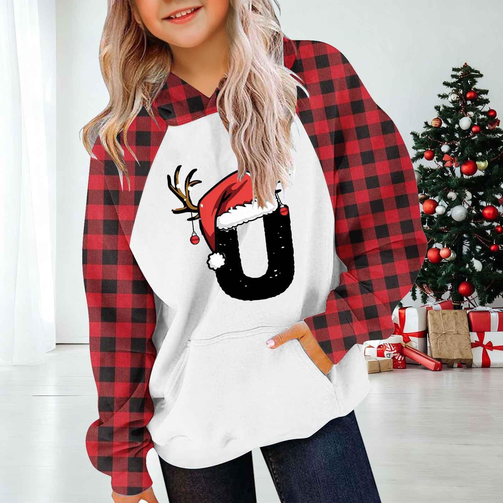 Cowsor Cute Hoodie for Teen Trendy Letter Print Preppy Hooded ...