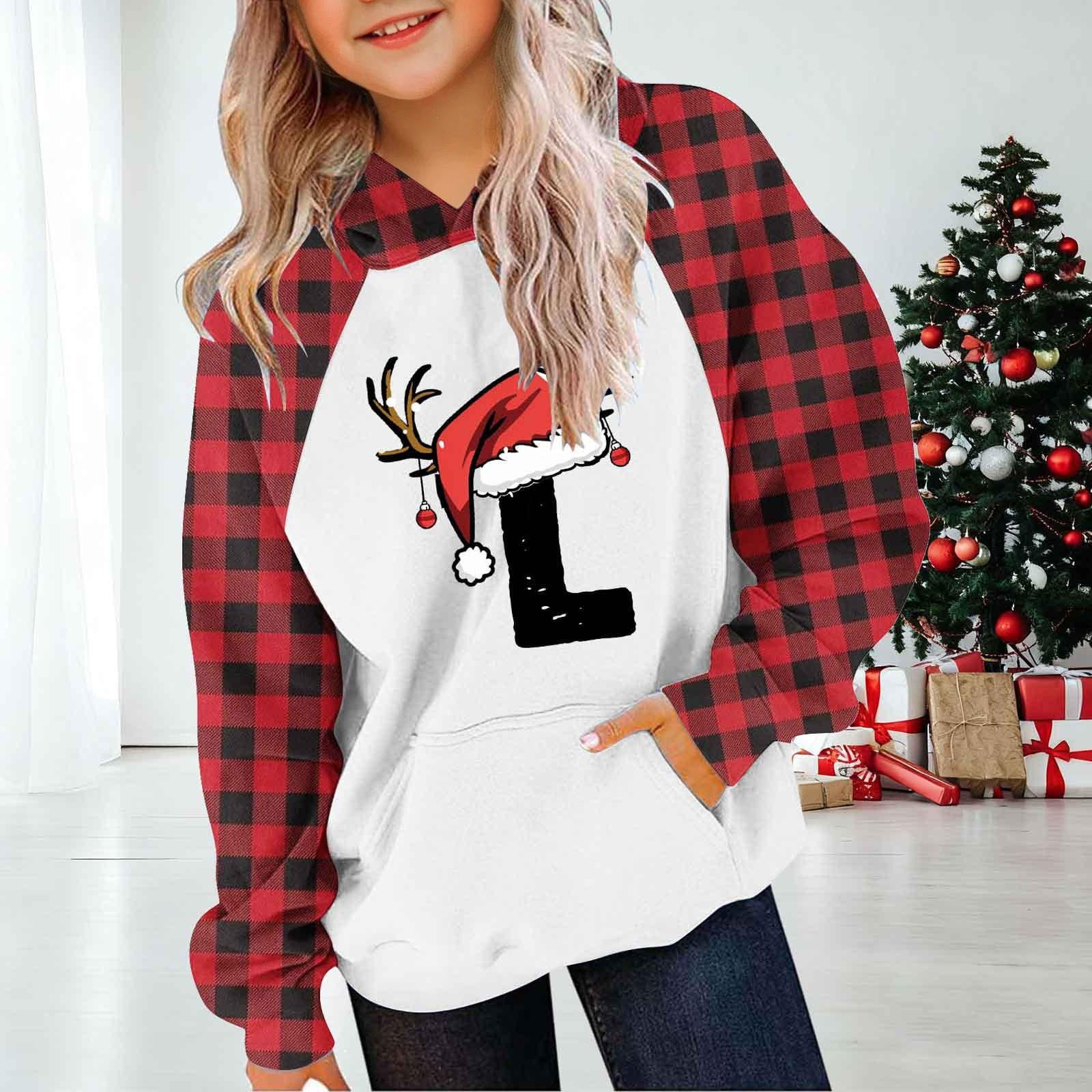 Cowsor Cute Hoodie for Teen Trendy Letter Print Preppy Hooded ...