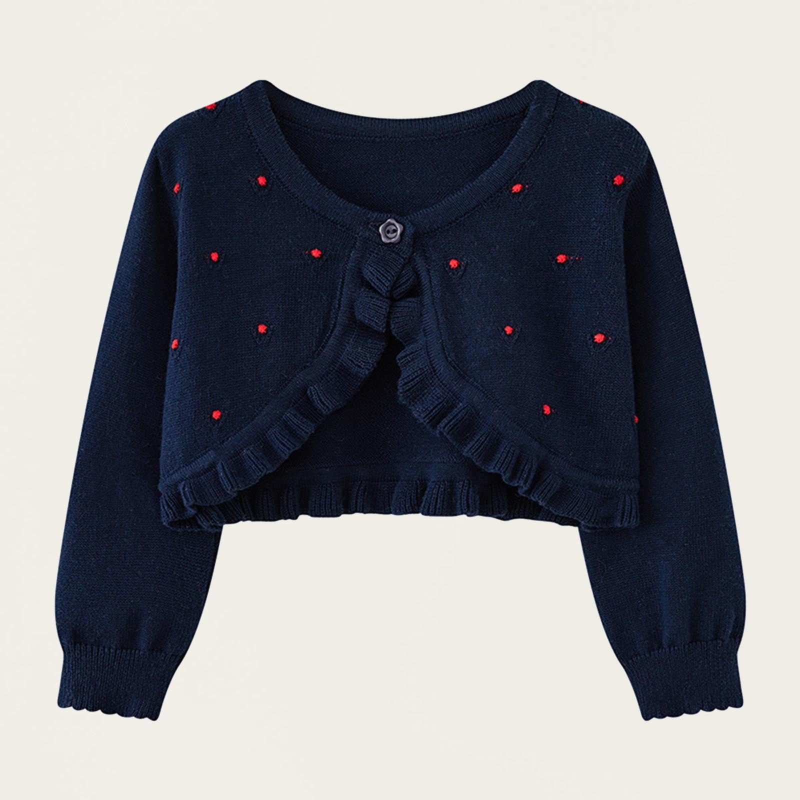 Cowsor Girls Cardigan Sweater - Toddler Girl School Uniforms Long ...