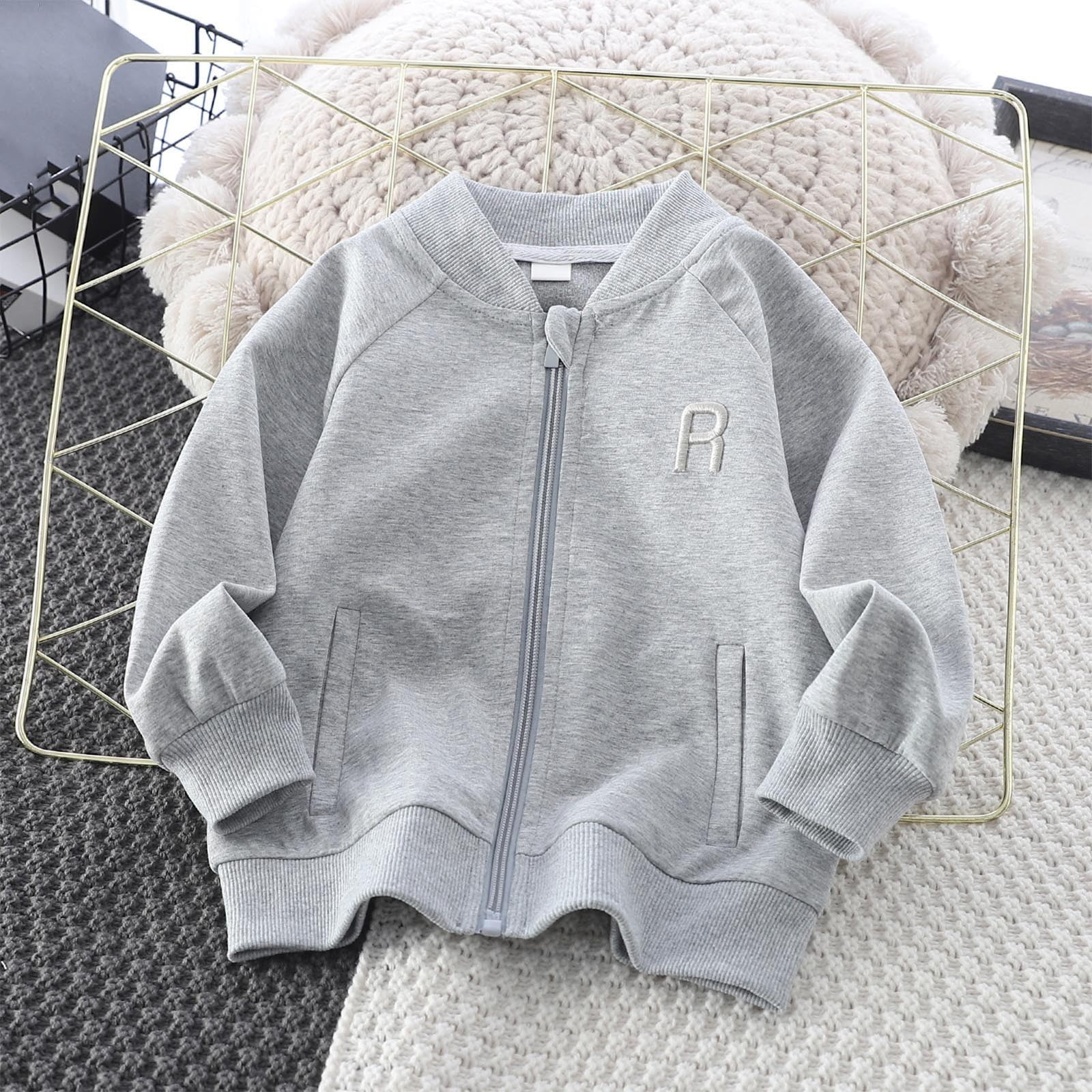 Cowsor Girls Zip Up Sweatshirt - Long Sleeve Full-Zip Lightweight ...