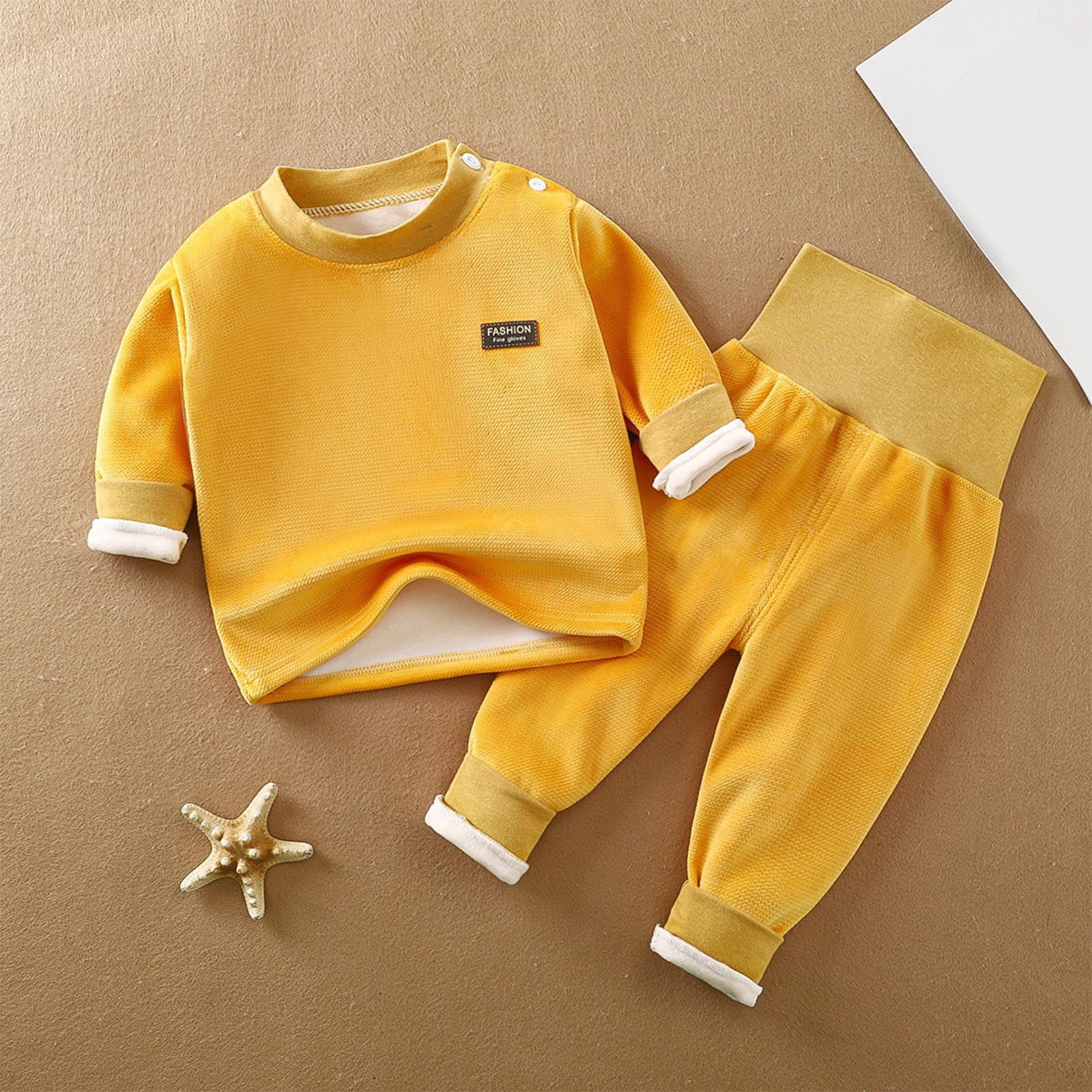 Cowsor Infant Baby Boys Girls Clothes Solid Color Long Sleeve ...