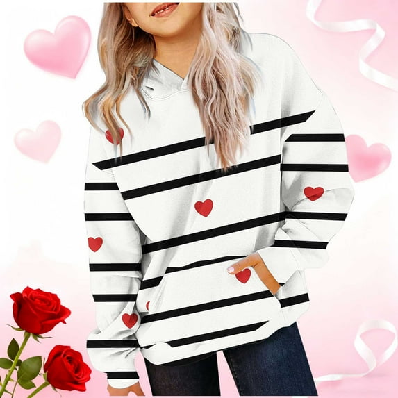 Cowsor Kids Hooded Sweatshirt | Long Sleeve Printed Round Neck | Soft ...