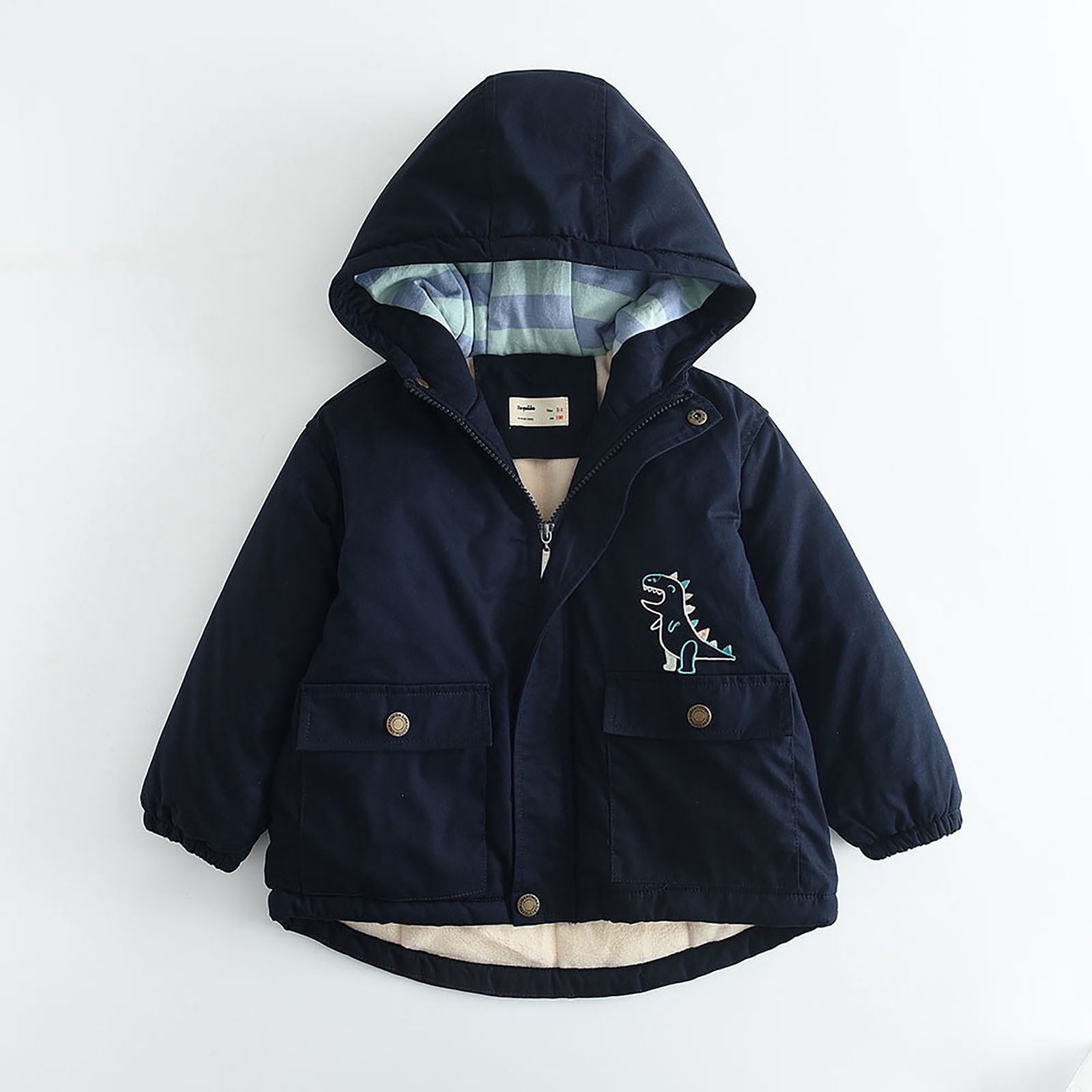 Cowsor Kids Winter Coats with Hooded Light Puffer Coat Warm Padded ...