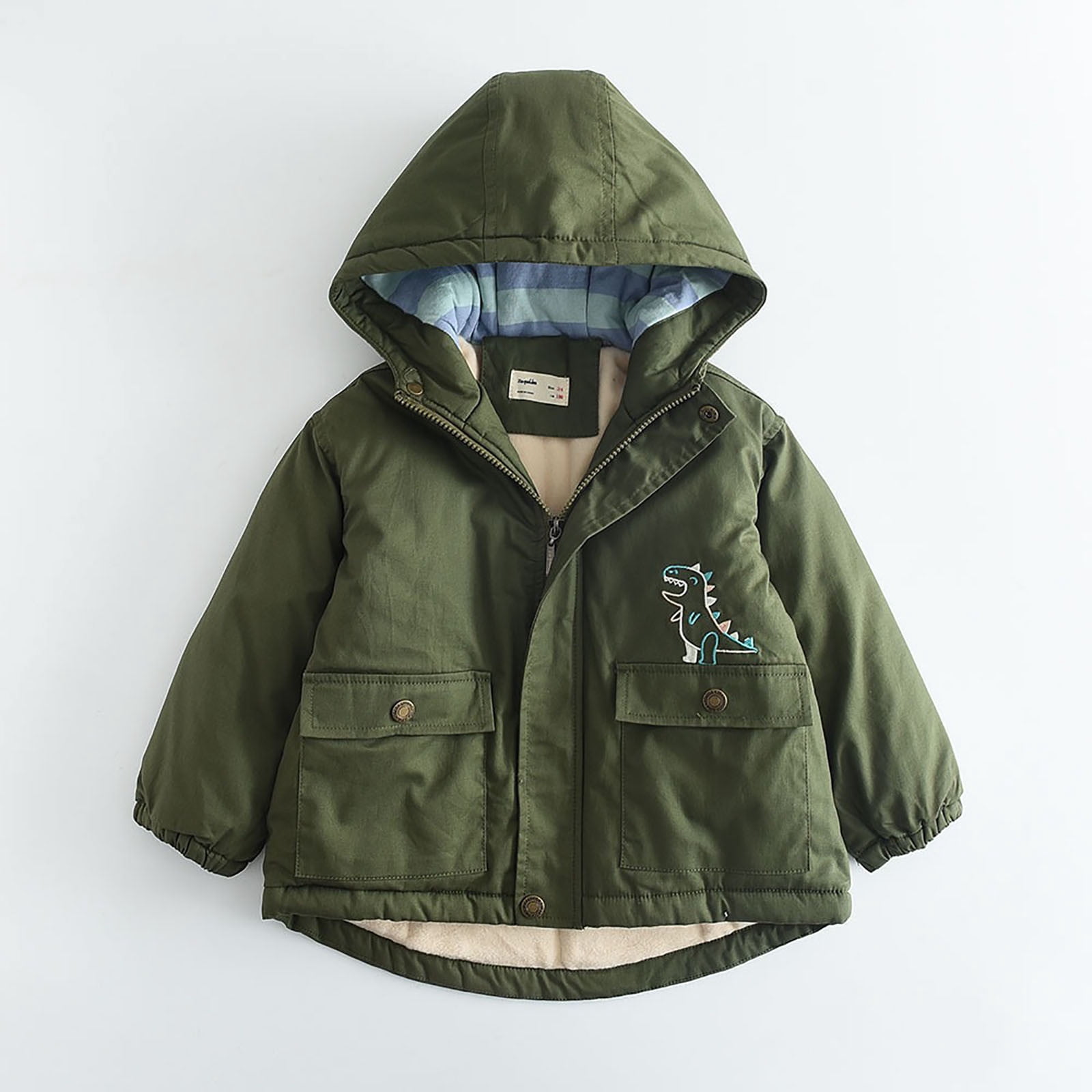 Cowsor Kids Winter Coats with Hooded Light Puffer Coat Warm Padded ...