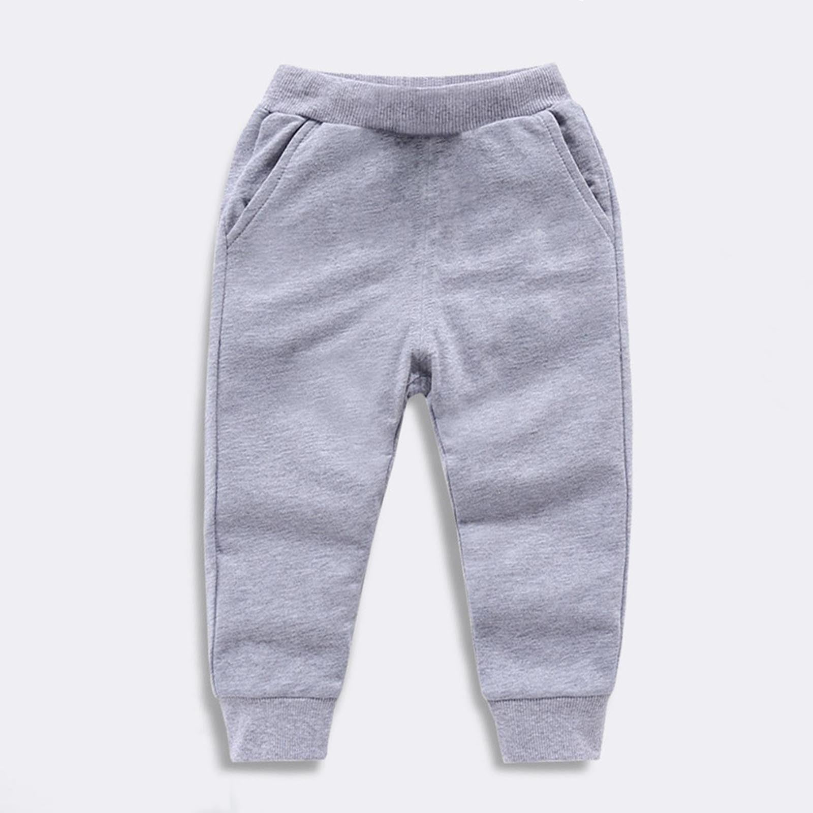 Cowsor Little Boys Jogger Pants Toddler Boys' Drawstring Elastic Waist ...