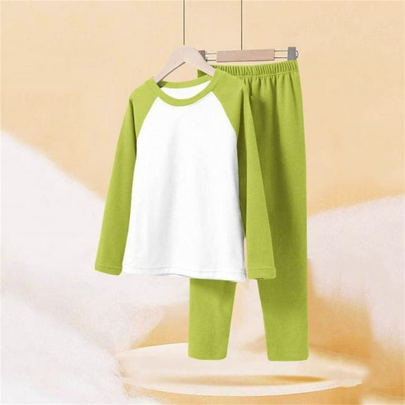 Cowsor Soft Cotton Pajamas for Toddler Boys Girls Kids Long Sleeve ...