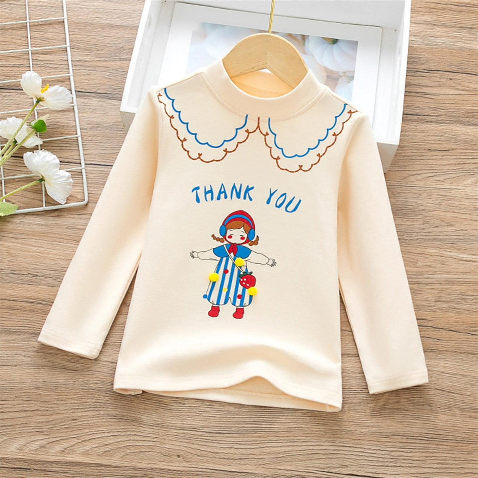 Cowsor Toddler Baby Girl Basic T-Shirt Blouse Top Kid Puff Long Sleeve ...