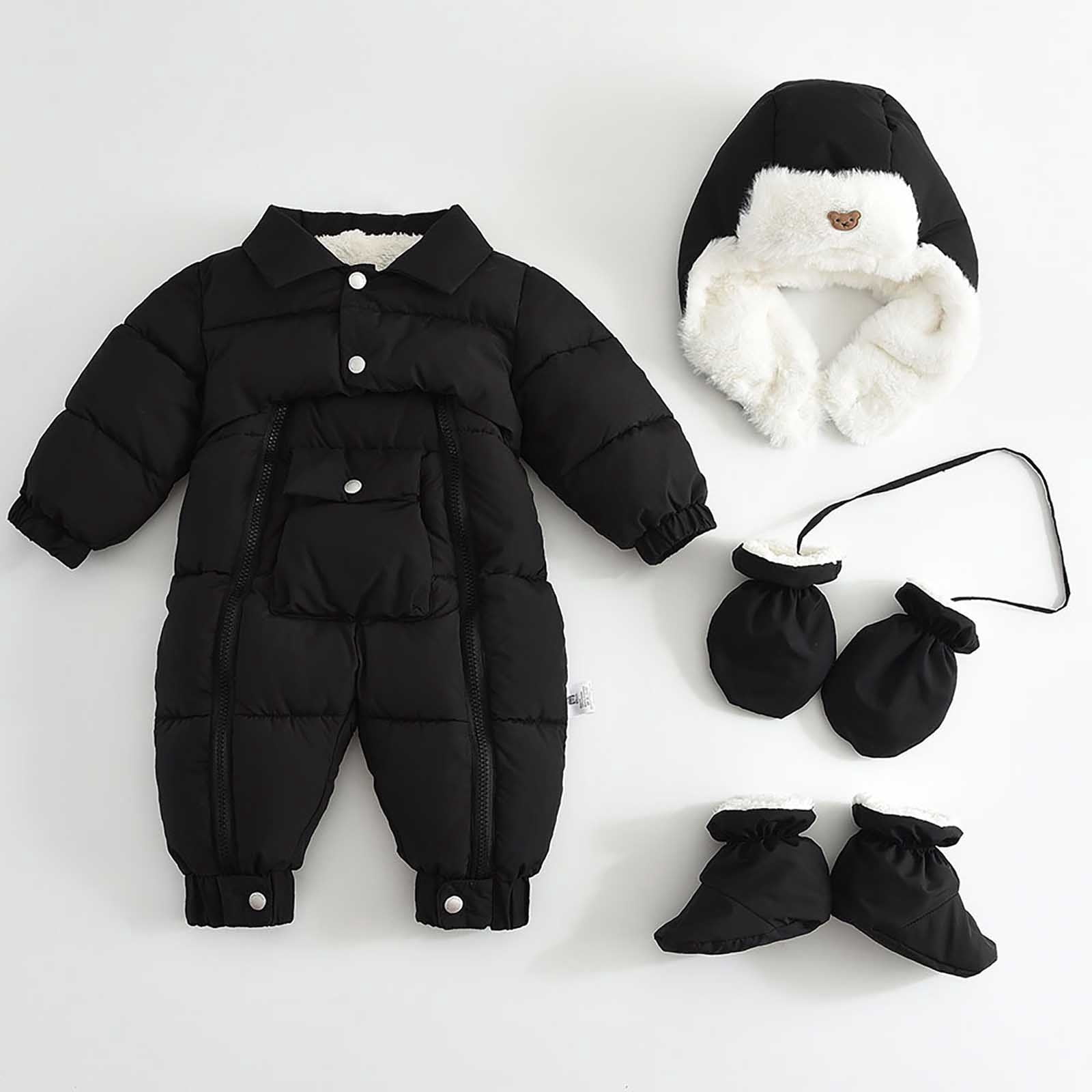 Cowsor Toddler Snowsuit Baby Boy Girl Winter Snow Ski Suit Clothes ...