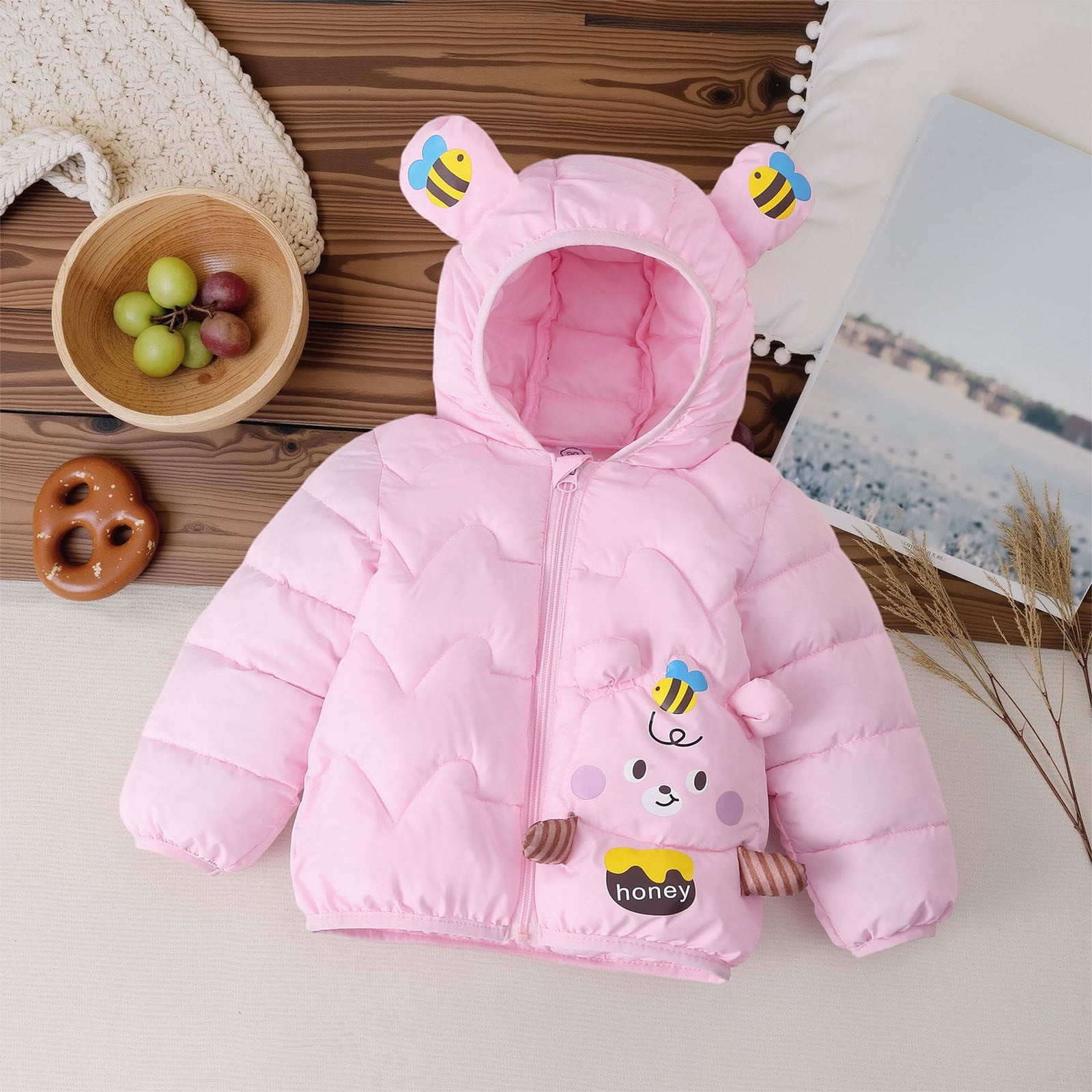 Cowsor Winter Coats Puffer Padded Jacket for Toddler Boys Girls Kids ...