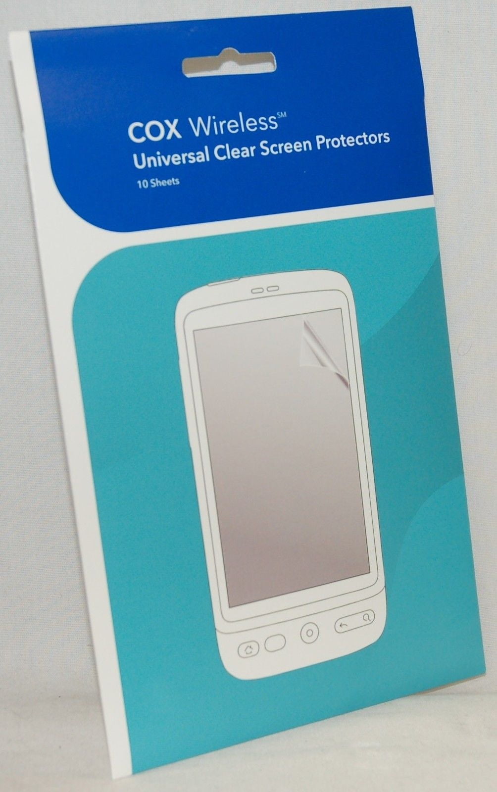 Cox Wireless 4x3" Single Universal Clear LCD Screen Protector Phone/GPS ...