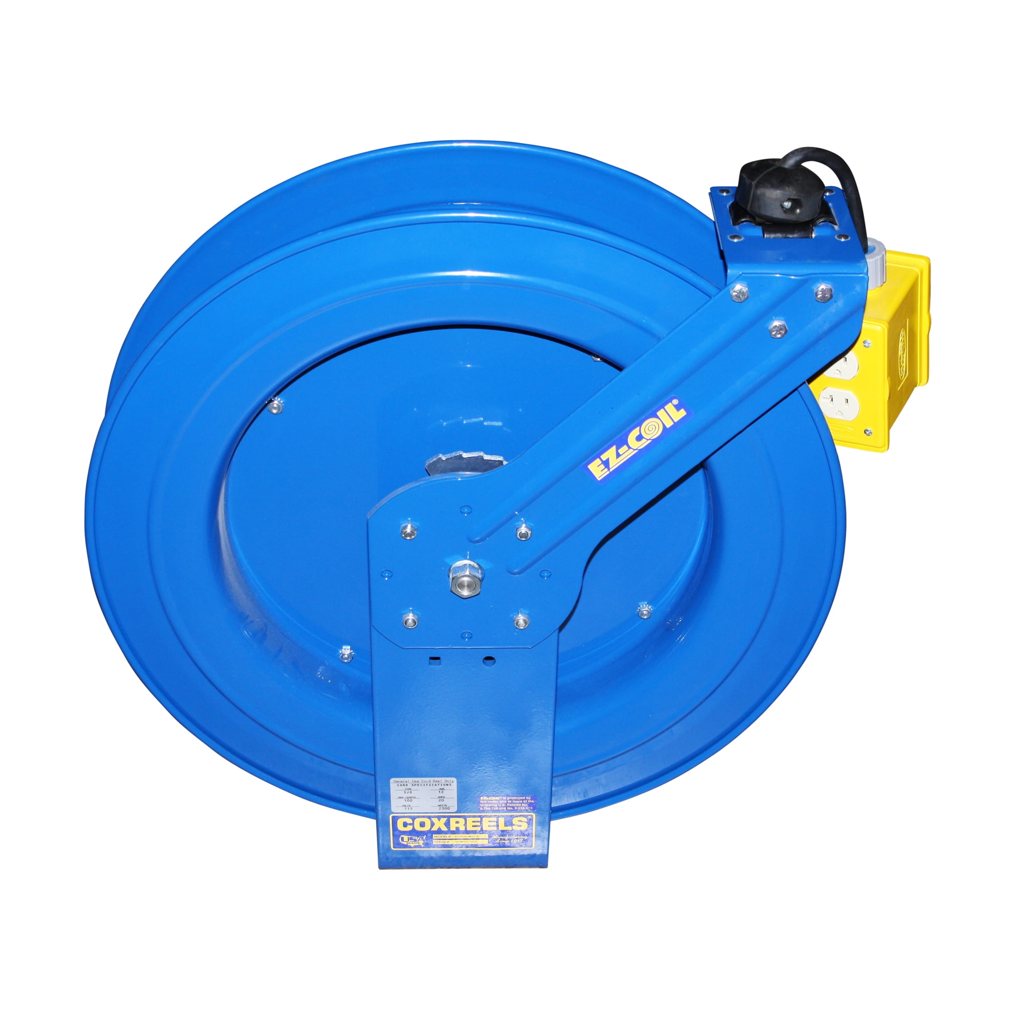 Coxreels Safety System Spring Driven Cord Reel 100' Quad Rec - Walmart.com
