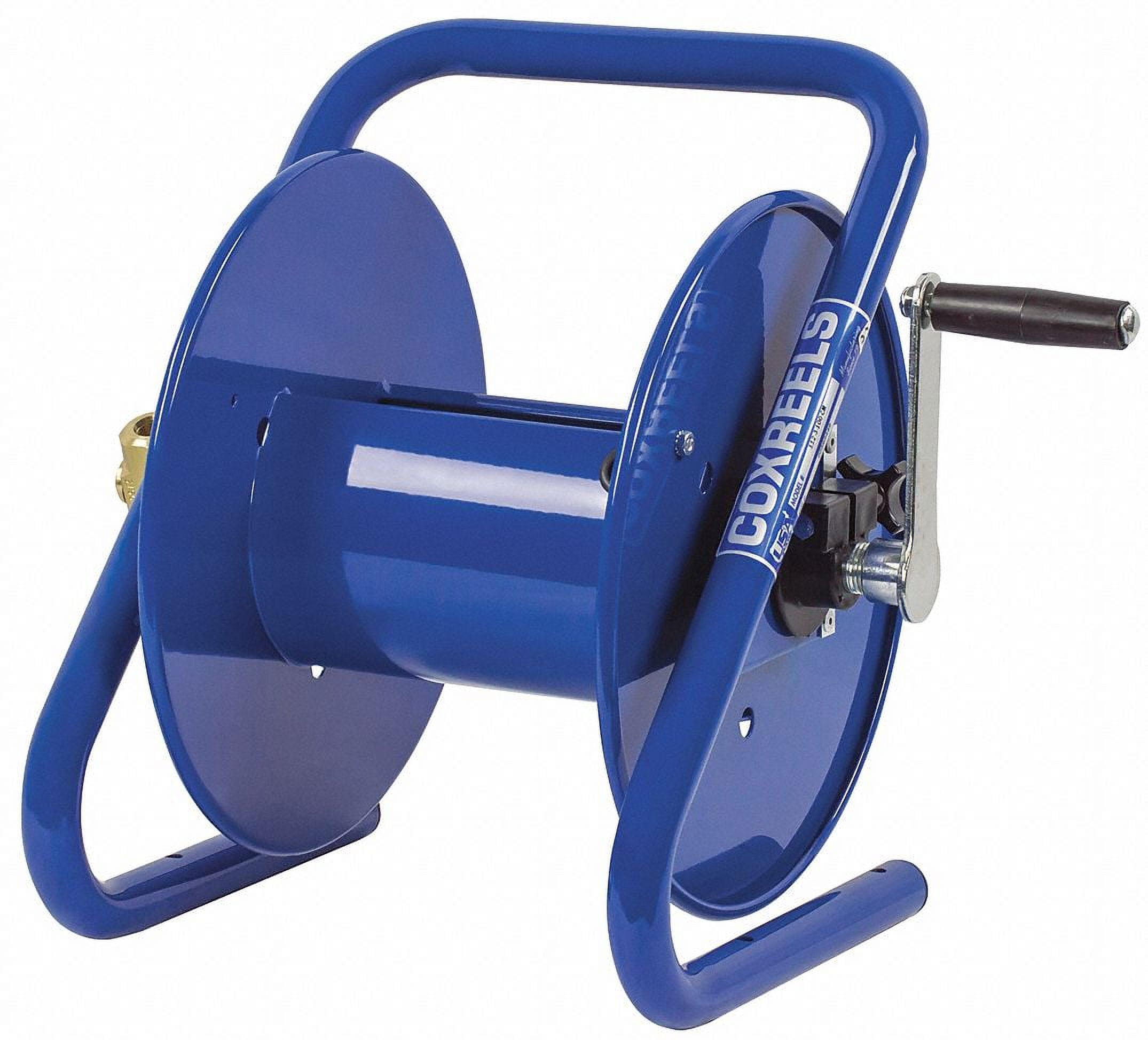 Coxreels Hand Crank Hose Reel,100 ft,3/8" ID,Blue 112-3-100-CM ...