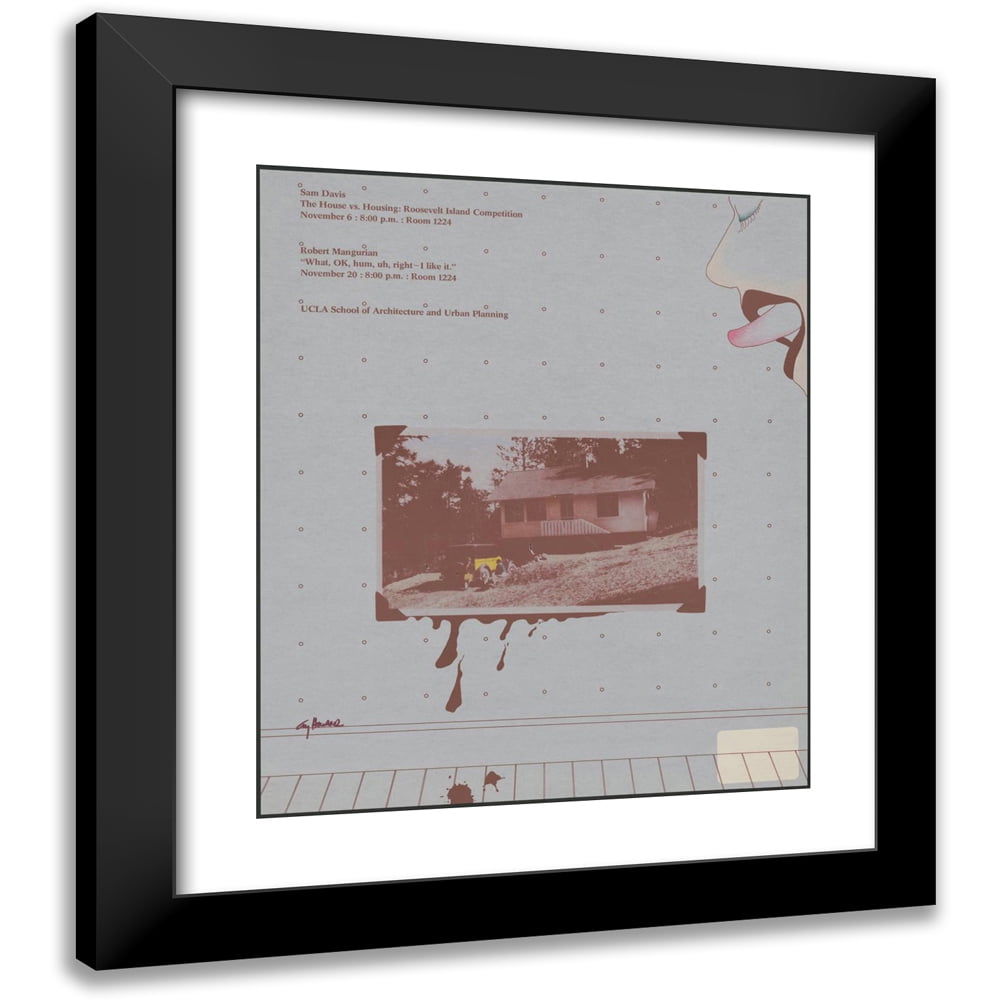 Coy Howard 20x23 Black Modern Framed Museum Art Print Titled - Sam ...
